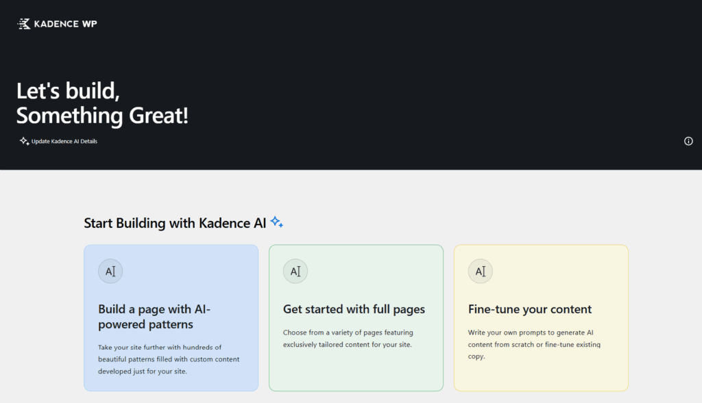 How To Use Kadence AI Starter Templates 2024 – HappyStarterTemplates